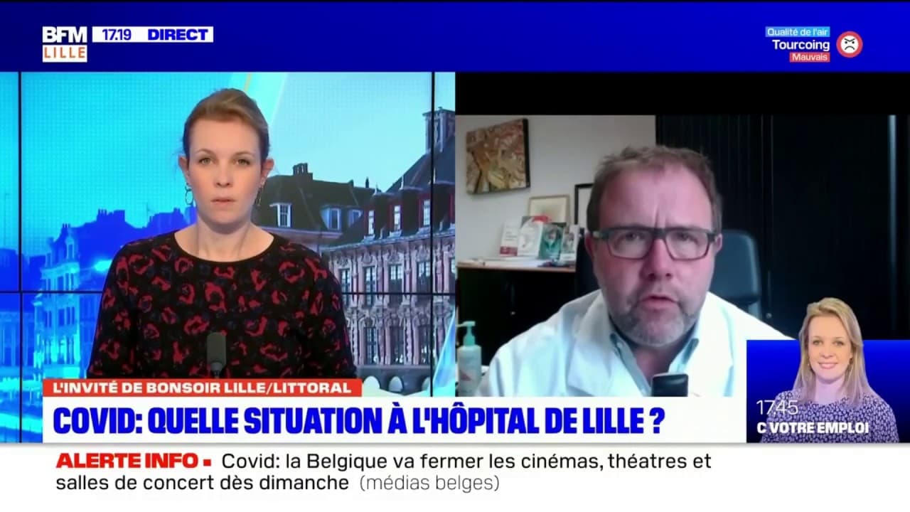 Dans les hôpitaux lillois, "60% des patients sont non-vaccinés", selon le Pr Marc Lambert