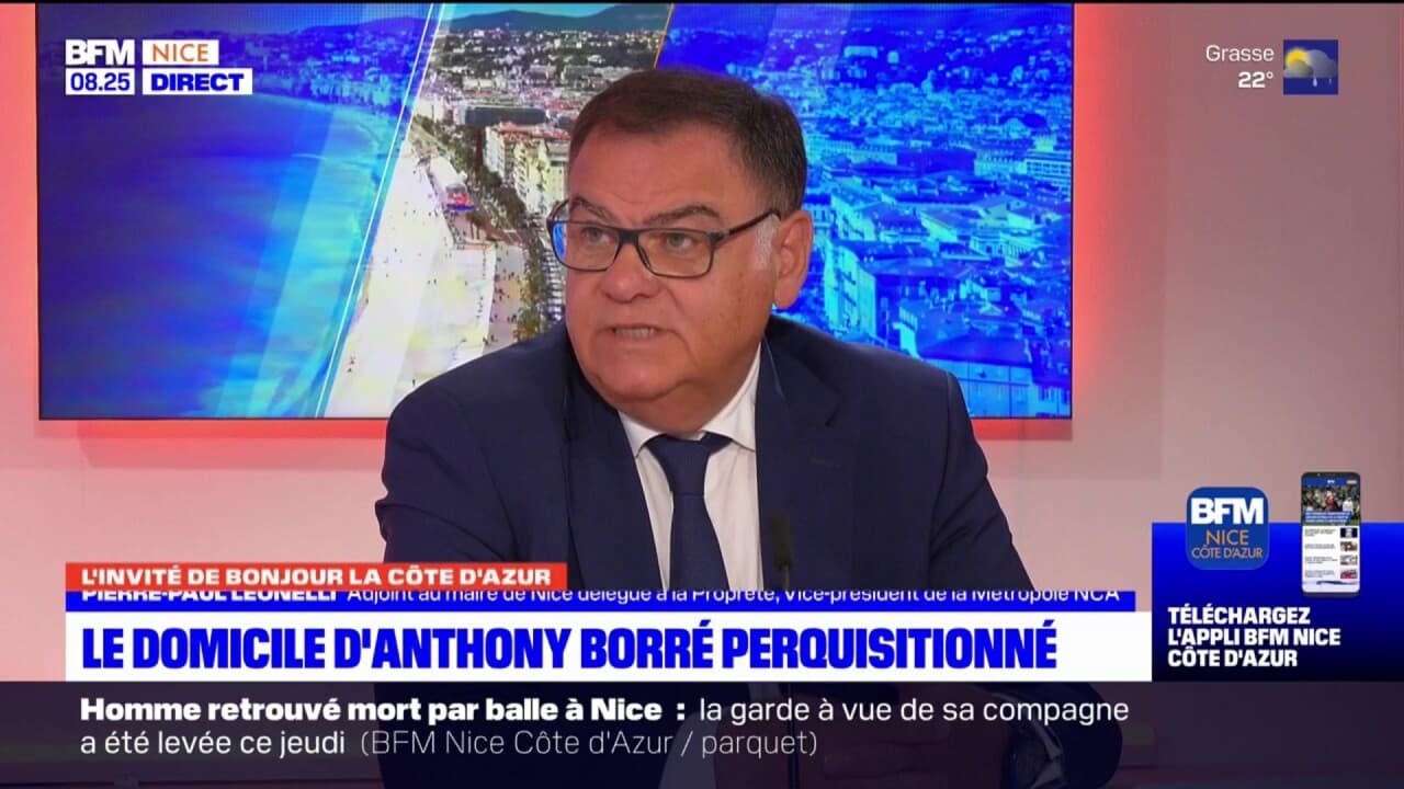 Perquisition chez Anthony Borré: Pierre-Paul Léonelli, adjoint au maire ...
