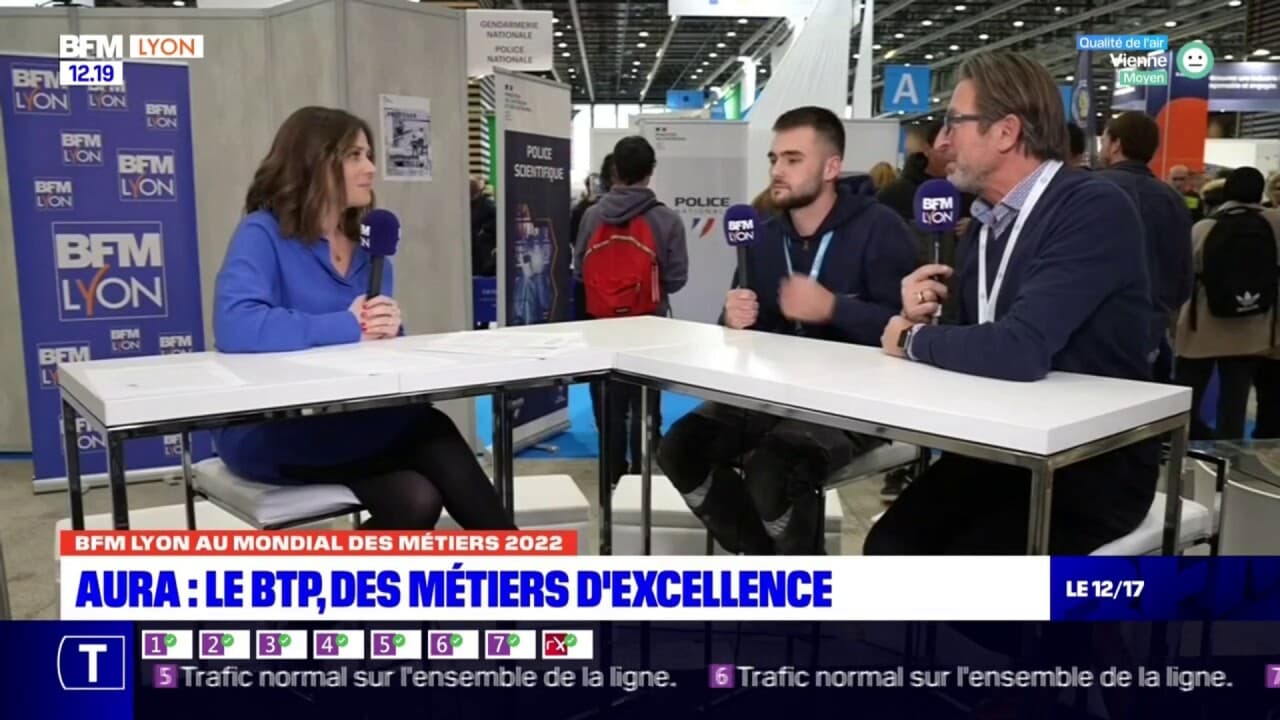 Mondial des métiers à Lyon: le secteur du BTP recrute