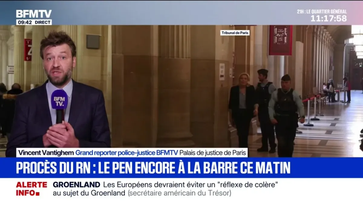 Procès en appel des assistants parlementaires du FN: Marine Le Pen de ...