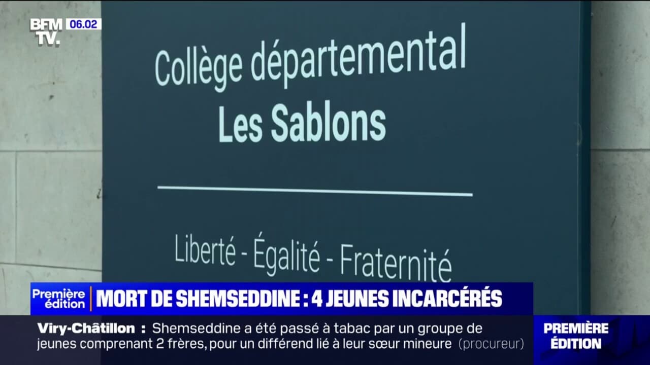 Mort de Shemseddine à Viry-Châtillon: 4 jeunes incarcérés et mis en ...