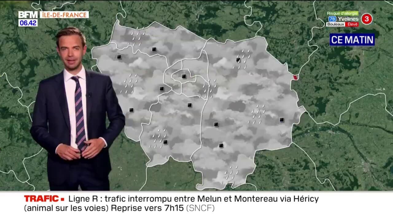 Météo Paris Île-de-France: la pluie fait son retour ce mardi, jusqu'à ...