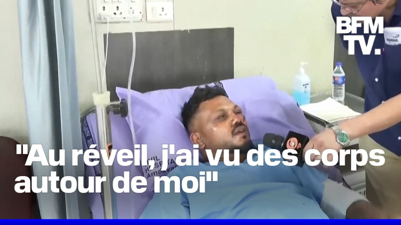 Crash en Inde: le seul survivant de l'accident raconte la tragédie