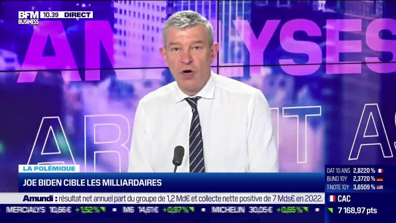 Nicolas Doze : Joe Biden cible les milliardaires - 08/02