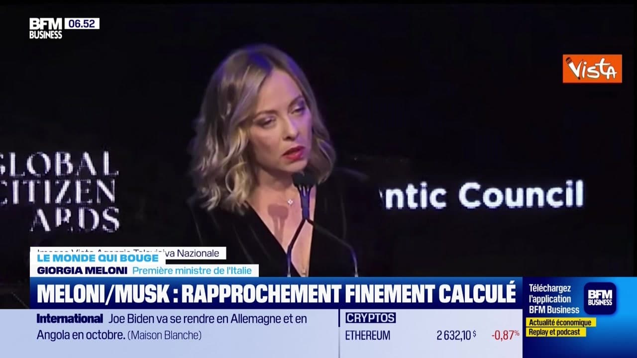 Caroline Loyer : Meloni/Musk, rapprochement finement calculé - 25/09