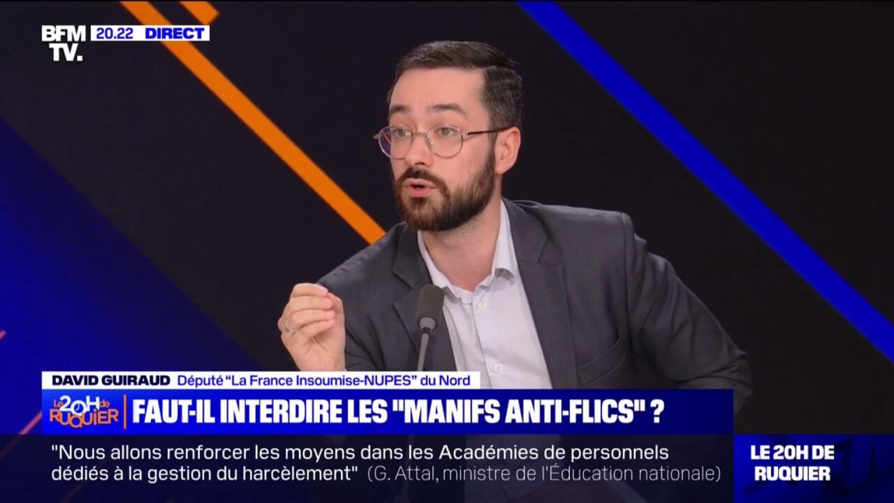 David Guiraud (LFI): "Les gens demandent de la police au quotidien ...