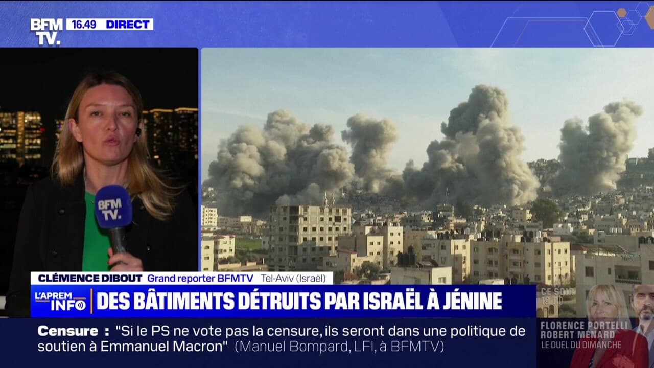 En plein cessez-le-feu à Gaza, Israël bombarde la ville de Jénine, en ...