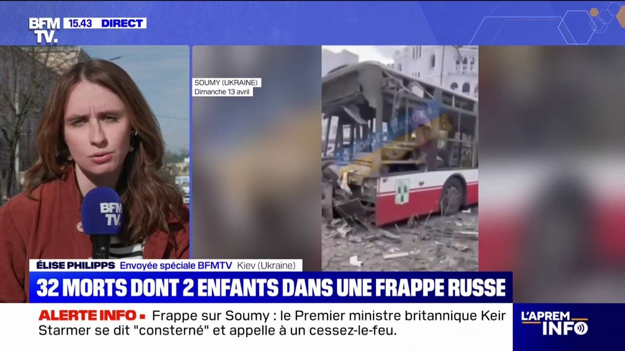 Frappe sur Soumy en Ukraine: selon les secours sur place, la frappe ...