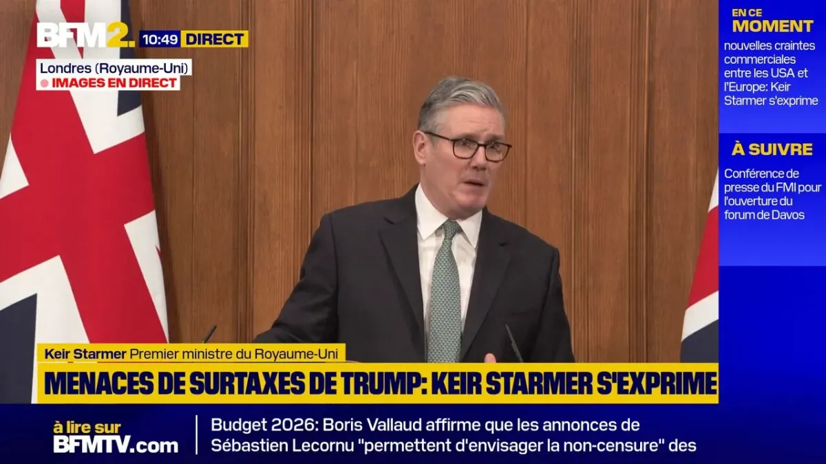 Groenland : Keir Starmer "ne pense pas" qu'il y aura une intervention ...