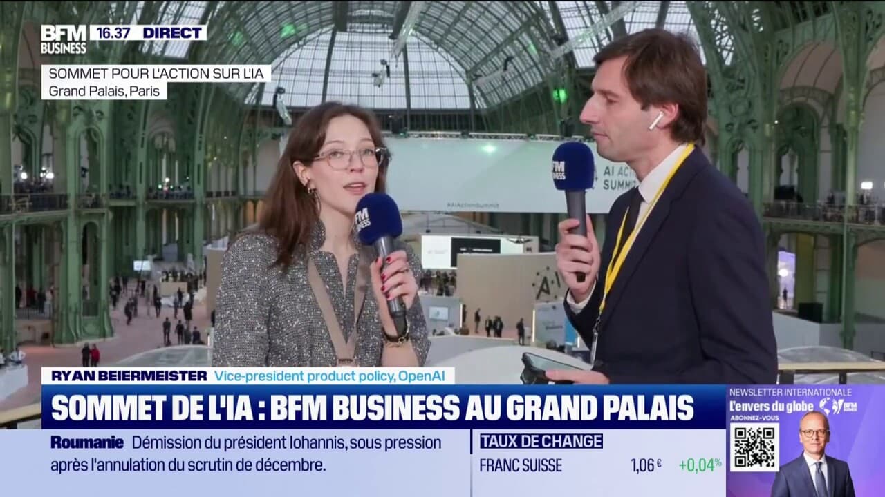 Sommet de l'IA à Paris: "Nous travaillons avec le gouvernement français ...