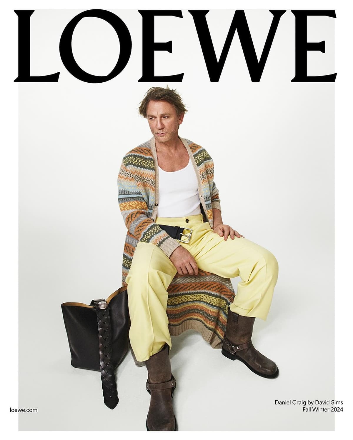Daniel Craig métamorphosé dans la dernière campagne mode de Loewe