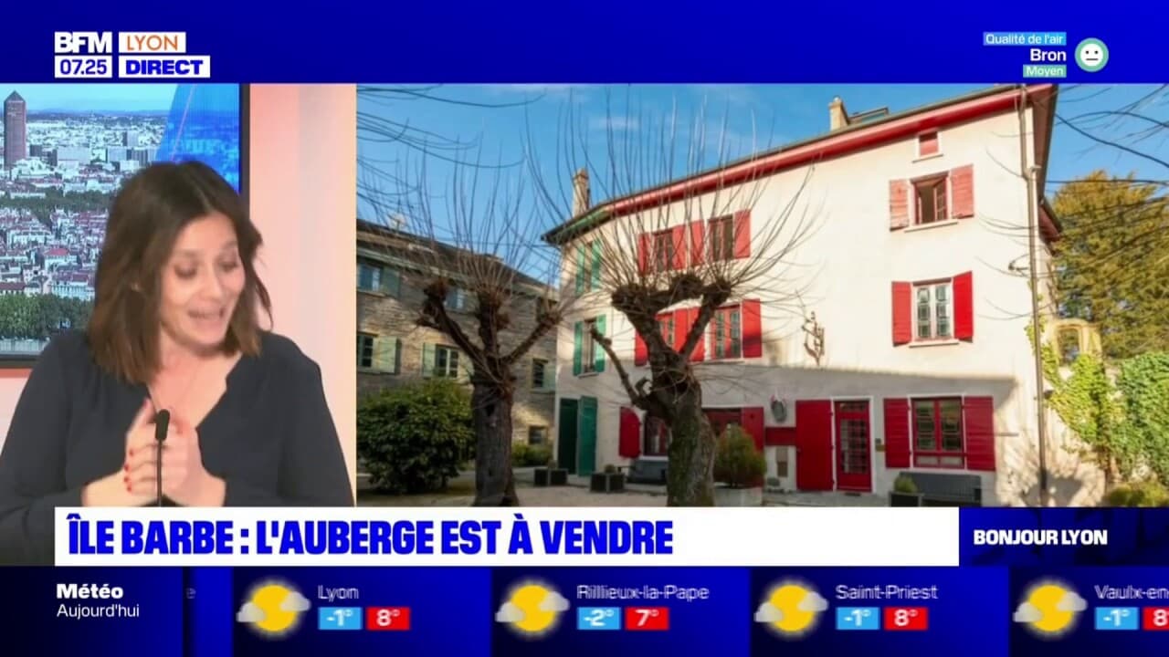 Île Barbe: l'auberge est à vendre