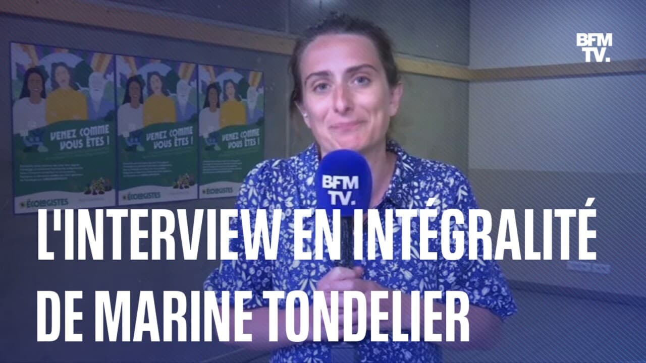 L'interview en intégralité de Marine Tondelier