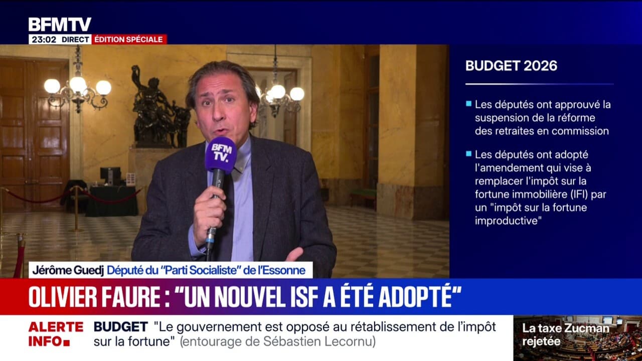 Budget: pour Jérôme Guedj, député (PS), "le compromis se construit pas ...