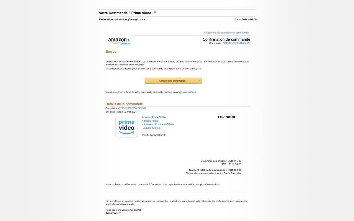 Amazon Prime Video: attention à cette nouvelle arnaque qui arrive dans ...