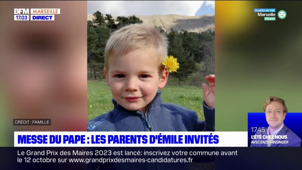 Les parents d'Emile invités à assister à la messe du pape François à ...