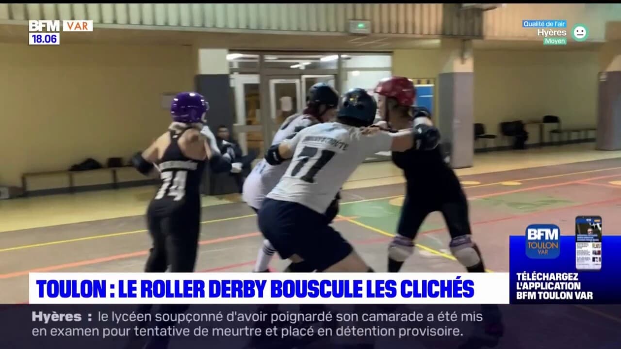 Toulon: le roller derby bouscule les clichés
