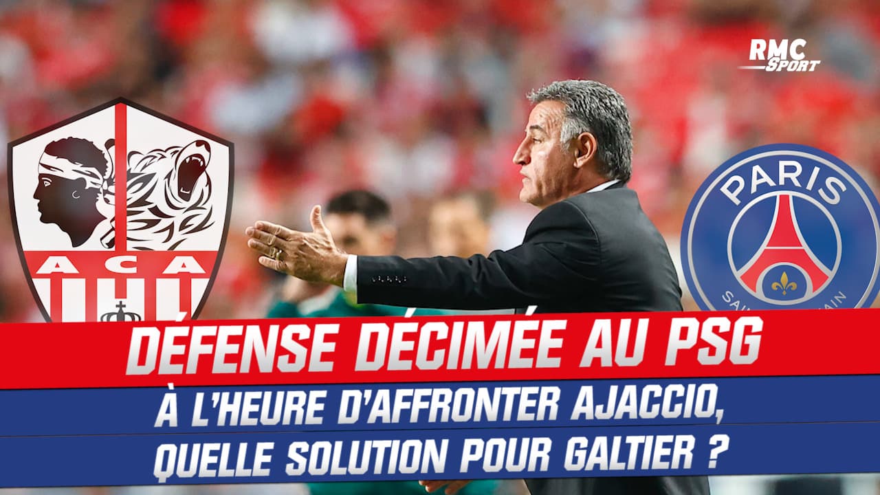 Ligue 1 : Défense décimée au PSG à l’heure d’affronter Ajaccio, quelle ...