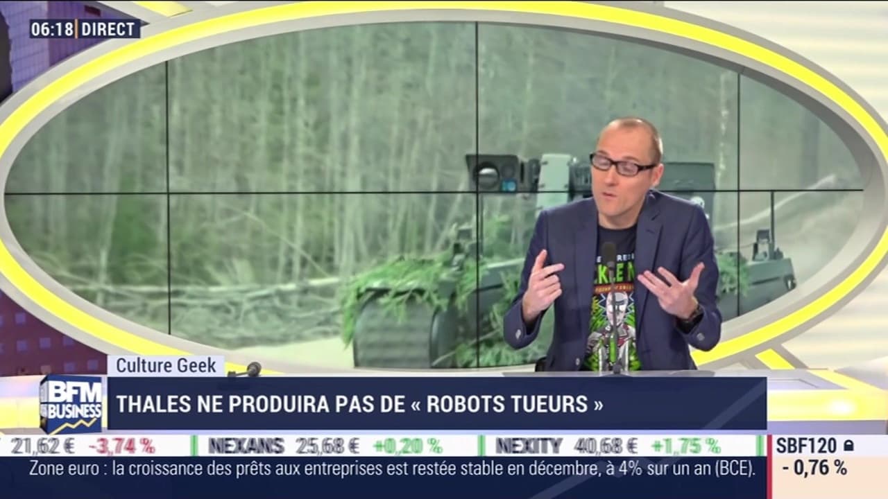 Anthony Morel: Thales ne produira pas de "robots tueurs" - 29/01