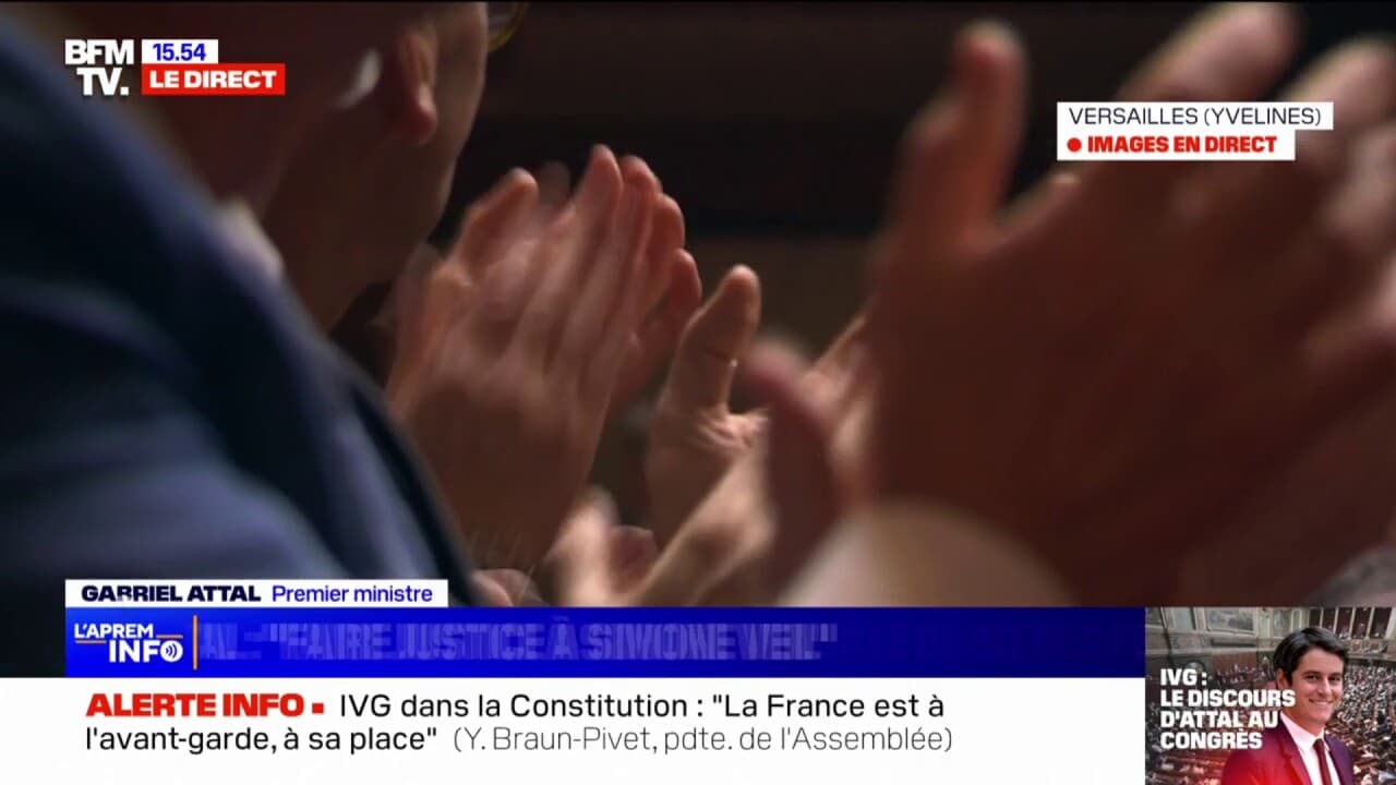 IVG dans la Constitution: "Que la force de vos applaudissements fasse ...