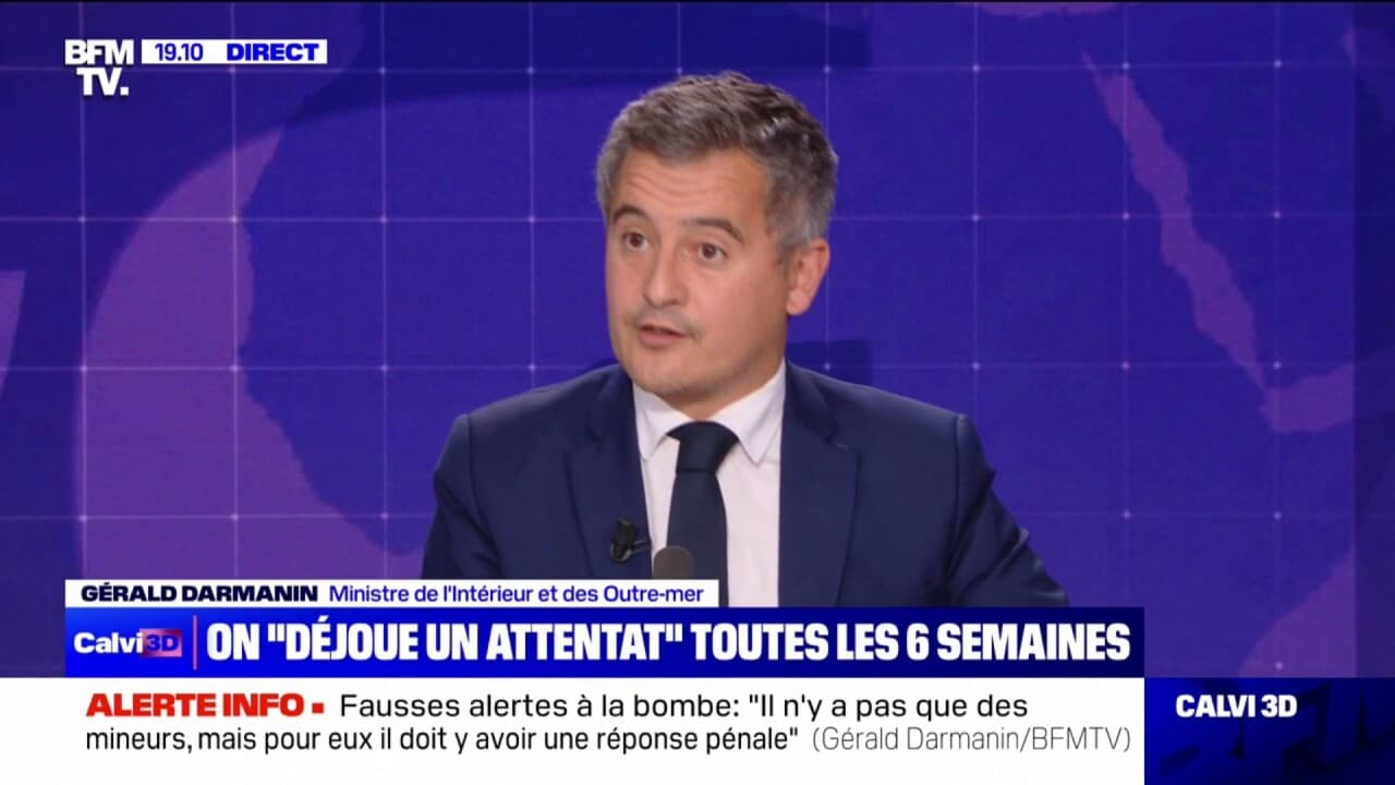 Gérald Darmanin:"Nous avons expulsé plus de 450 personnes [étrangères ...