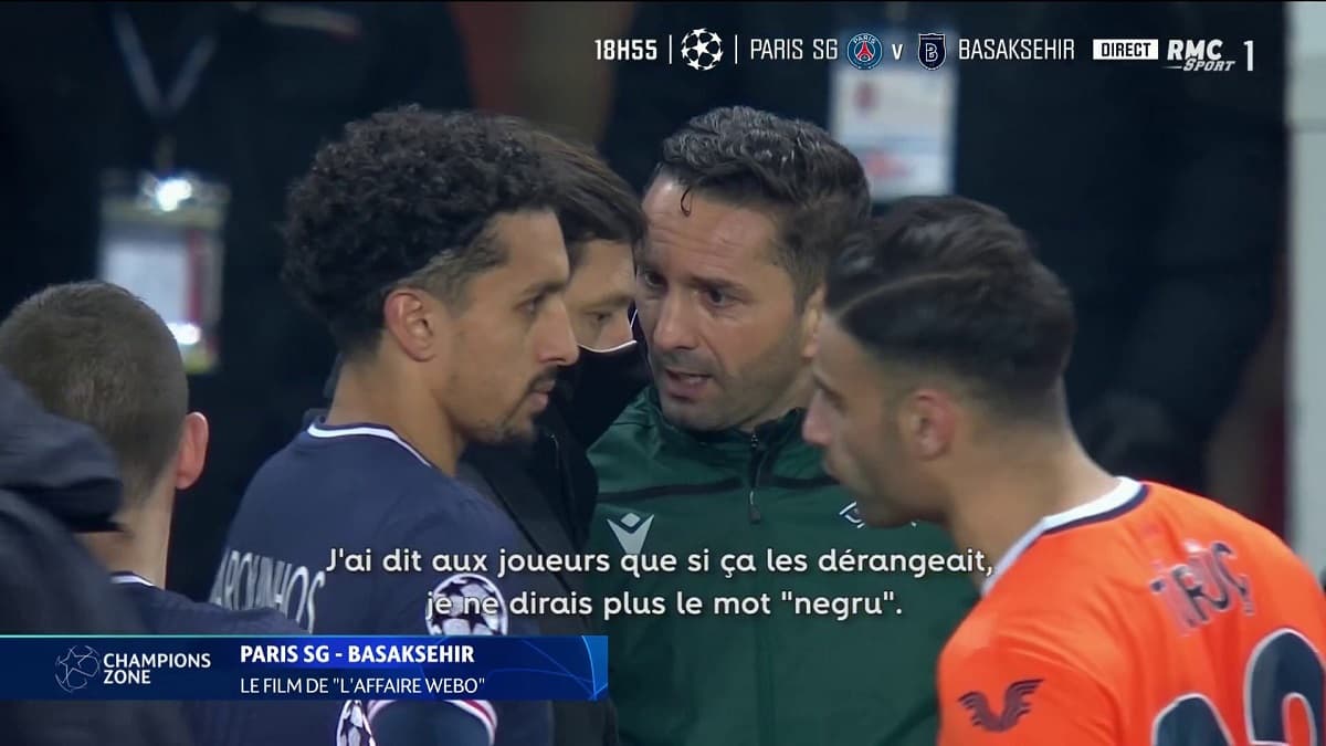PSG-Basaksehir: les images inédites de l'interruption du match et de l ...