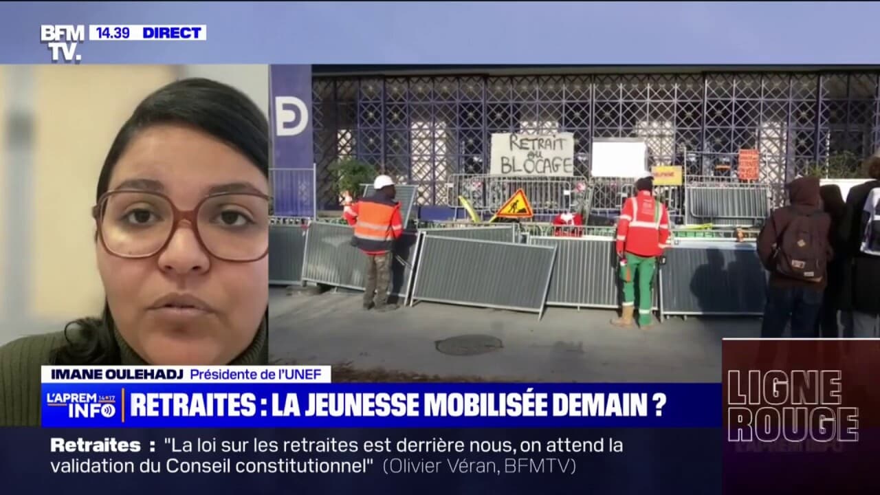 Retraites: "On voit déjà des jeunes se préparer pour la journée de ...