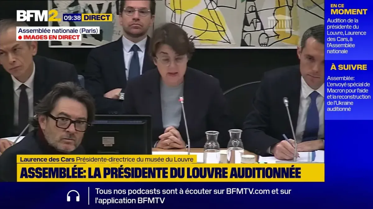 "C'est faux, trois fois faux, absolument faux": Laurence des Cars dénonce "de fausses ...