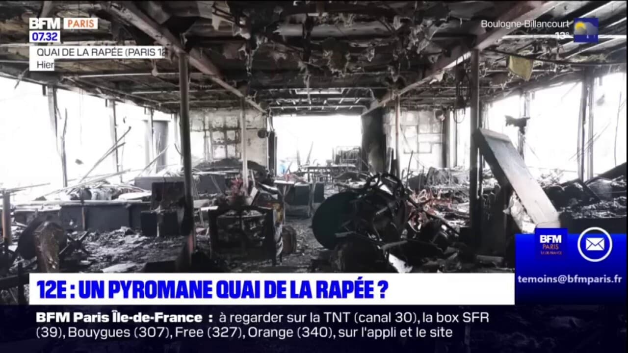 Incendies de péniches à Paris: la piste d'un pyromane?