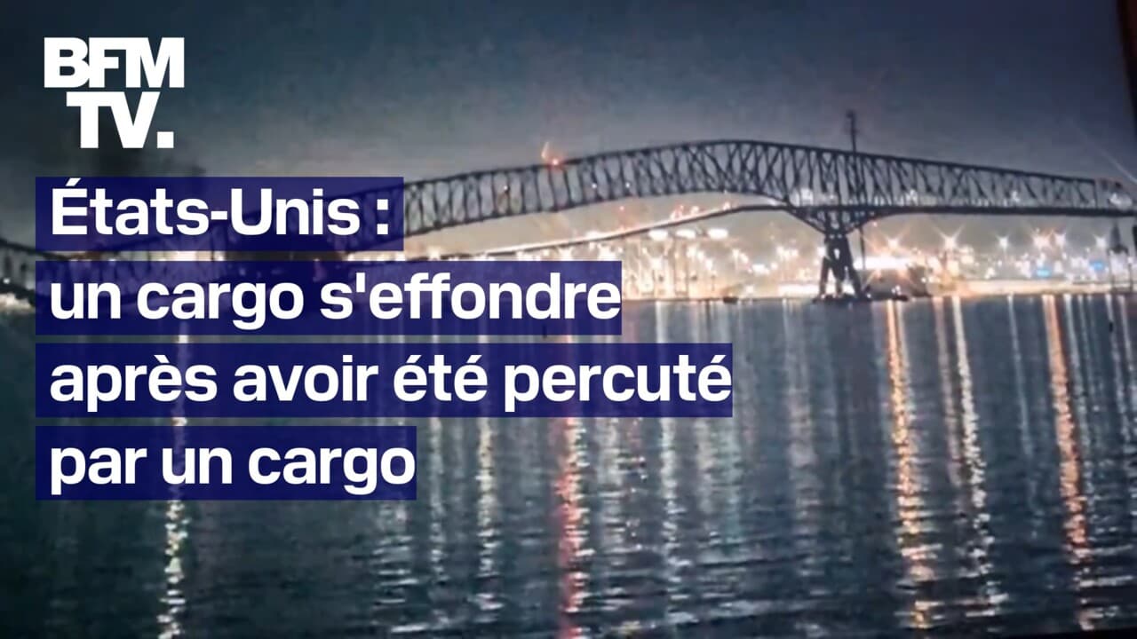 Aux États-Unis, un pont de Baltimore s’effondre après avoir été percuté ...