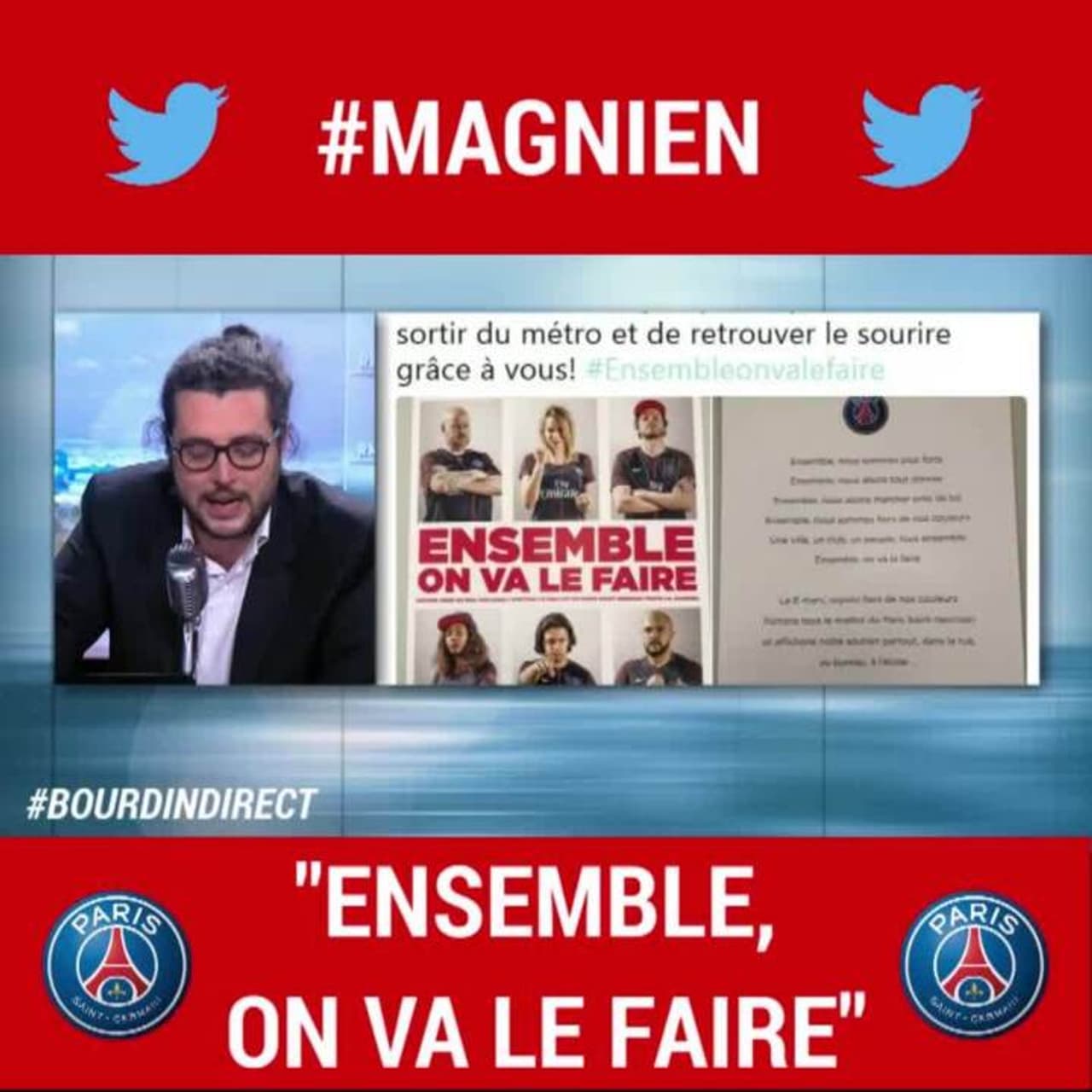 PSG/REAL: "Ensemble, on va le faire" le slogan du jour pour soutenir Paris