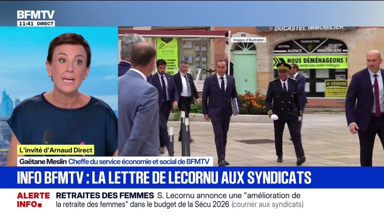 Sébastien Lecornu annonce une "amélioration de la retraite des femmes ...