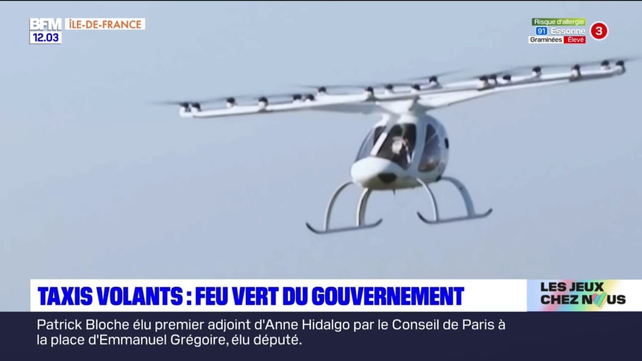 Taxis volants: le gouvernement donne son feu vert, la mairie de Paris étudie une riposte