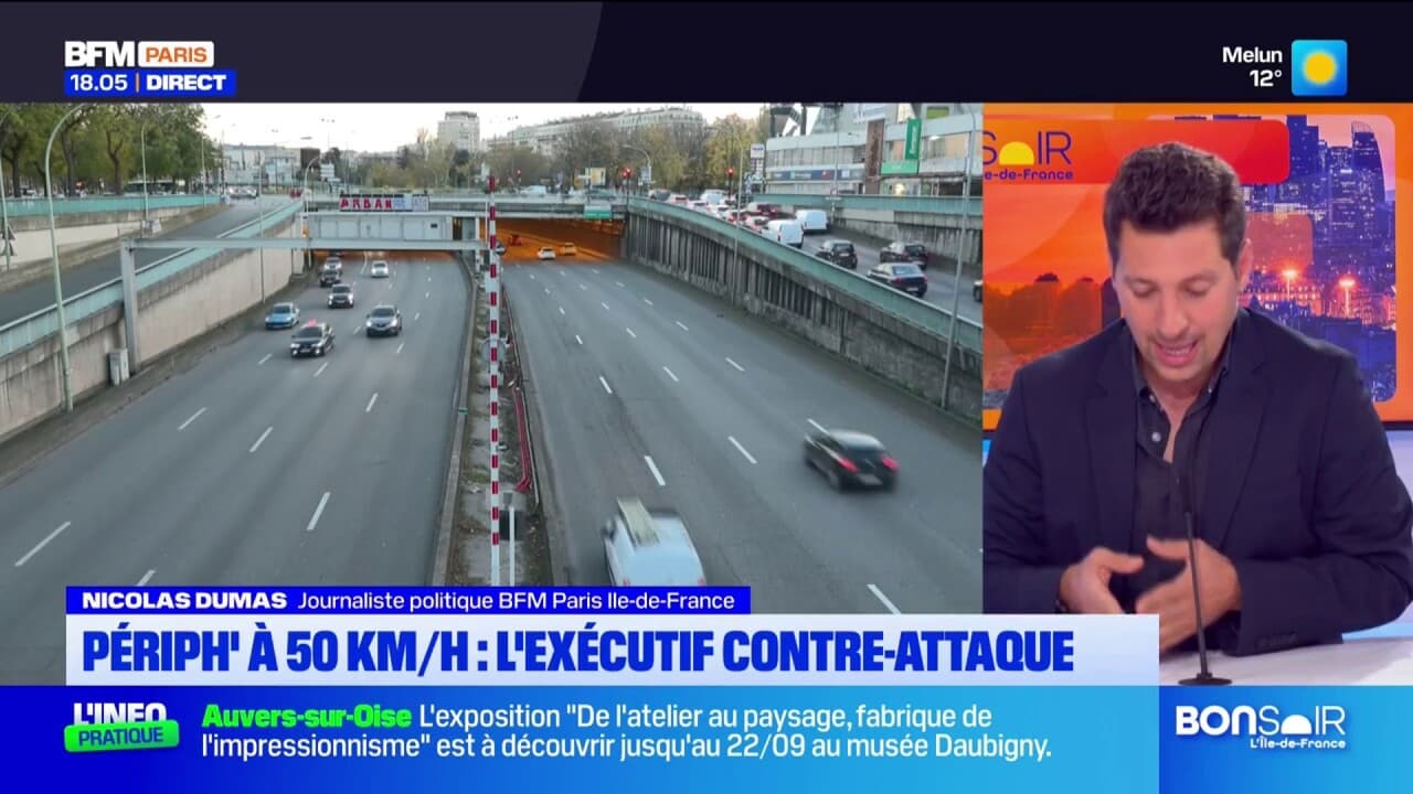 Périph' à 50km/h: l'exécutif parisien contre-attaque