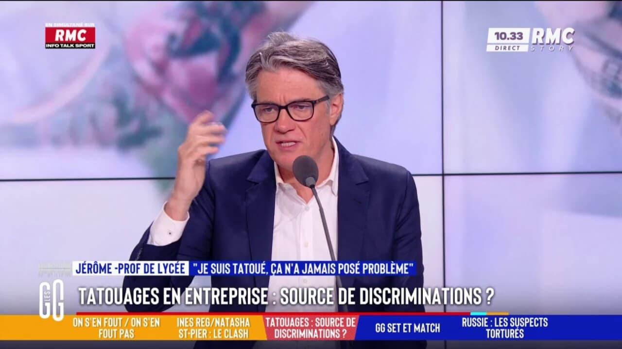 Tatouage et emploi: "J'ai un peu provoqué", témoigne le professeur d ...