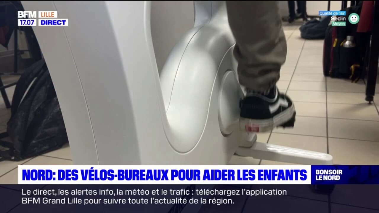 Nord: des vélos-bureaux pour aider les enfants qui souffrent de ...