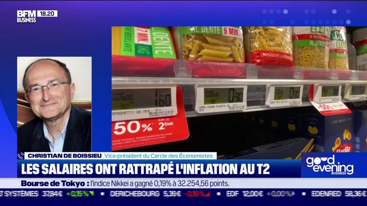 Les salaires ont rattrapé l'inflation au deuxième trimestre Les salaires ont rattrapé l'inflation au deuxième trimestre