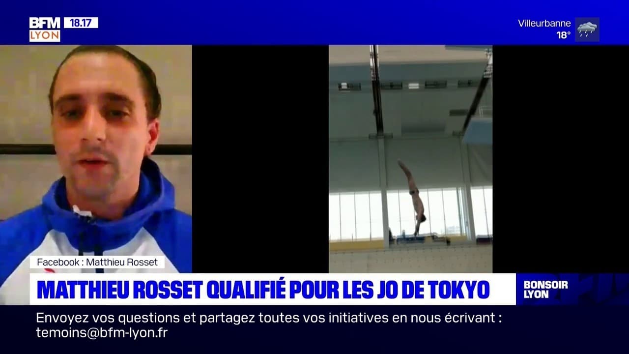 Matthieu Rosset, plongeur lyonnais qualifié pour les JO de Tokyo vise ...