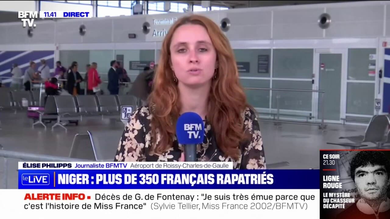 Crise au Niger: plus de 350 Français ont déjà été rapatriés à Paris Crise au Niger: plus de 350 Français ont déjà été rapatriés à Paris