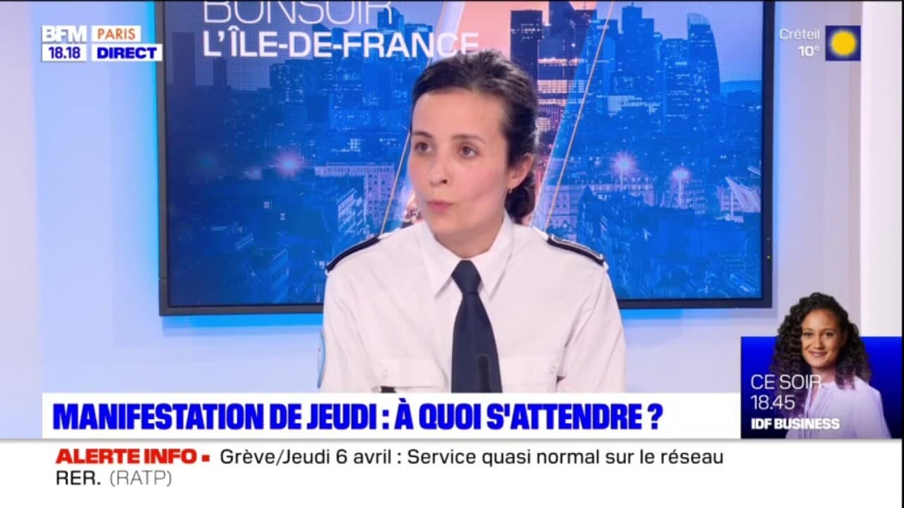 Retraites: Loubna Atta, porte-parole de la préfecture de police ...