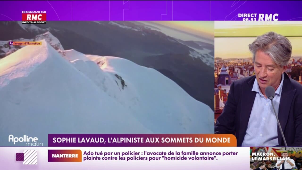 Portrait de Sophie Lavaud, alpiniste française