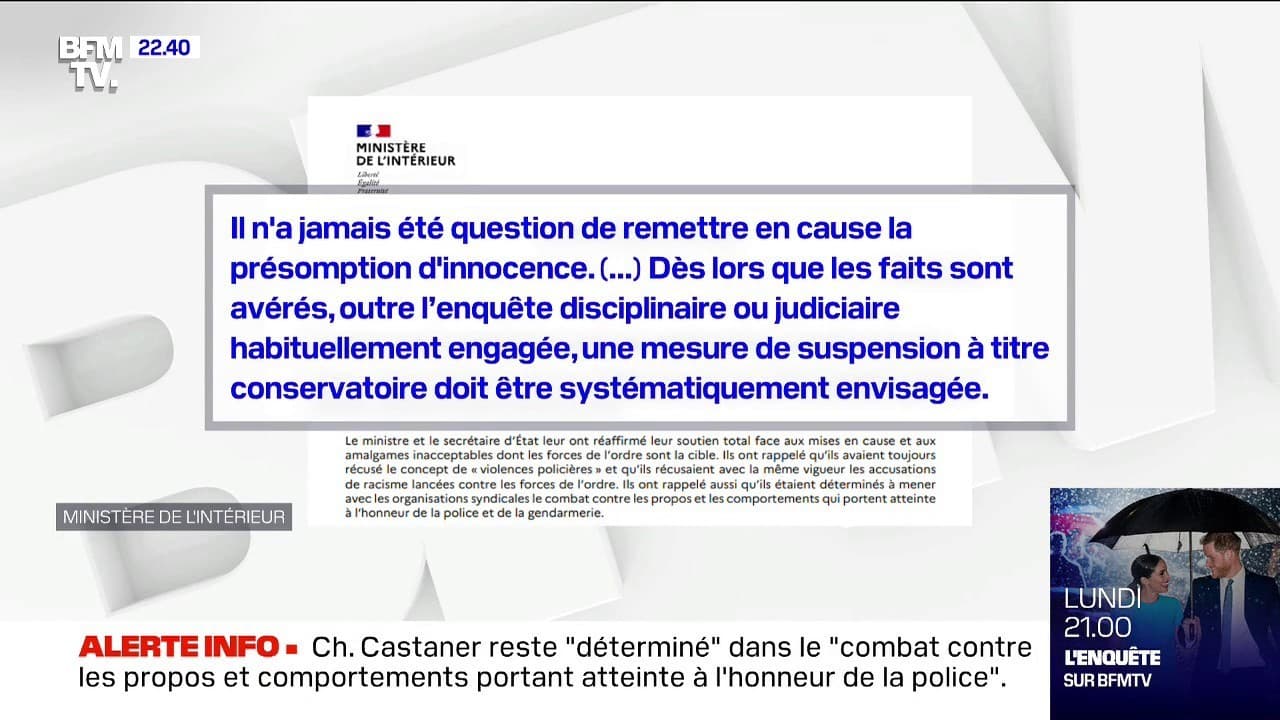 Racisme: "Dès lors que les faits sont avérés, une mesure de suspension ...