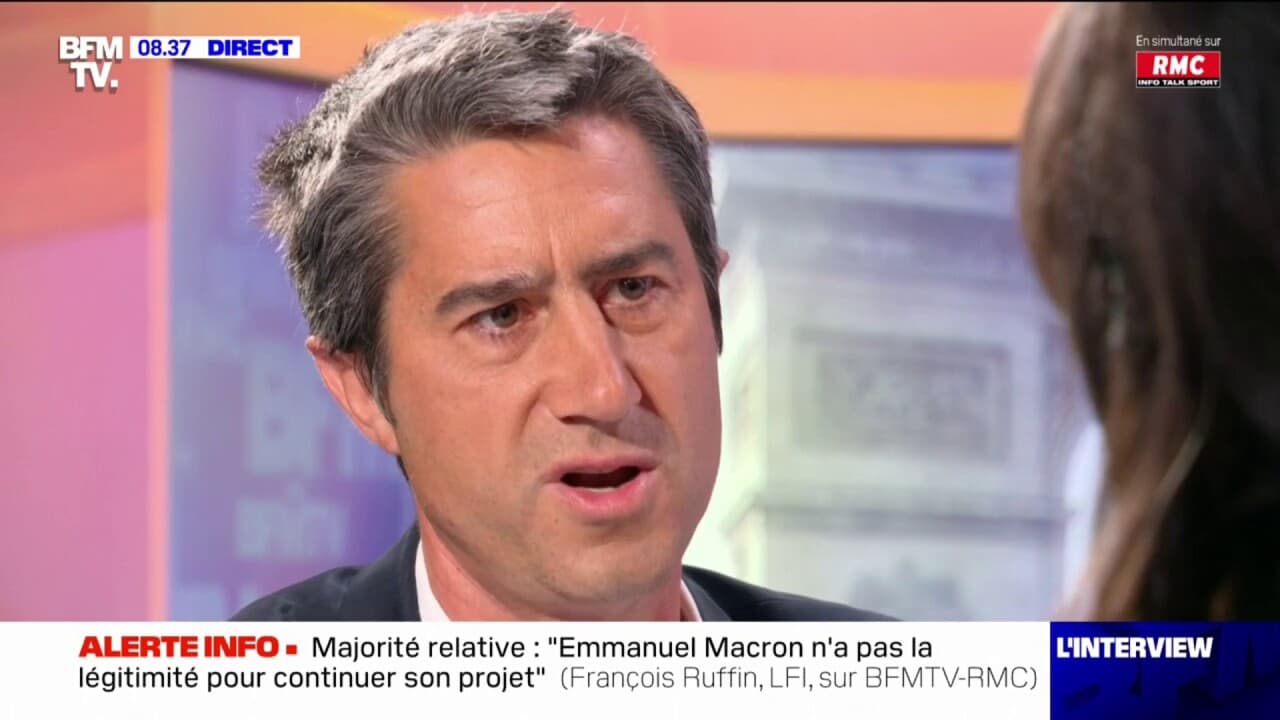Pour François Ruffin, Emmanuel Macron "n'a pas la légitimité pour ...