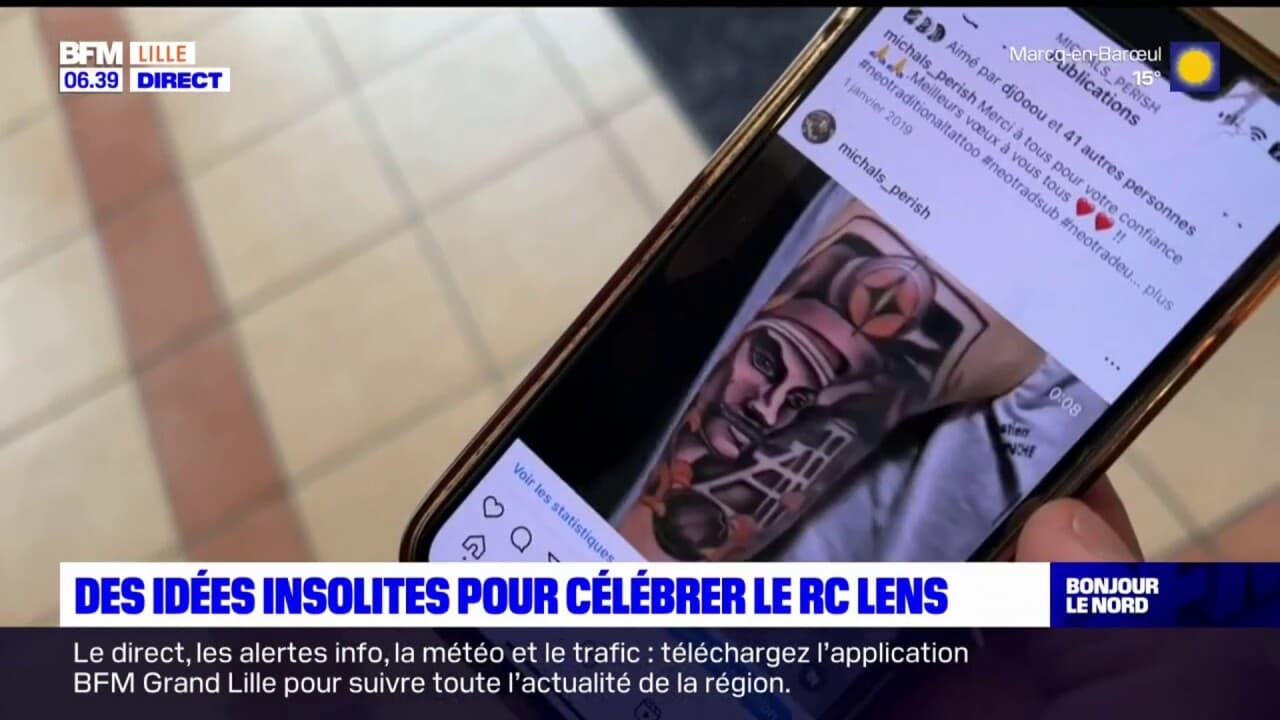 Pâtisserie, tatouage... Des idées insolites pour célébrer le RC Lens