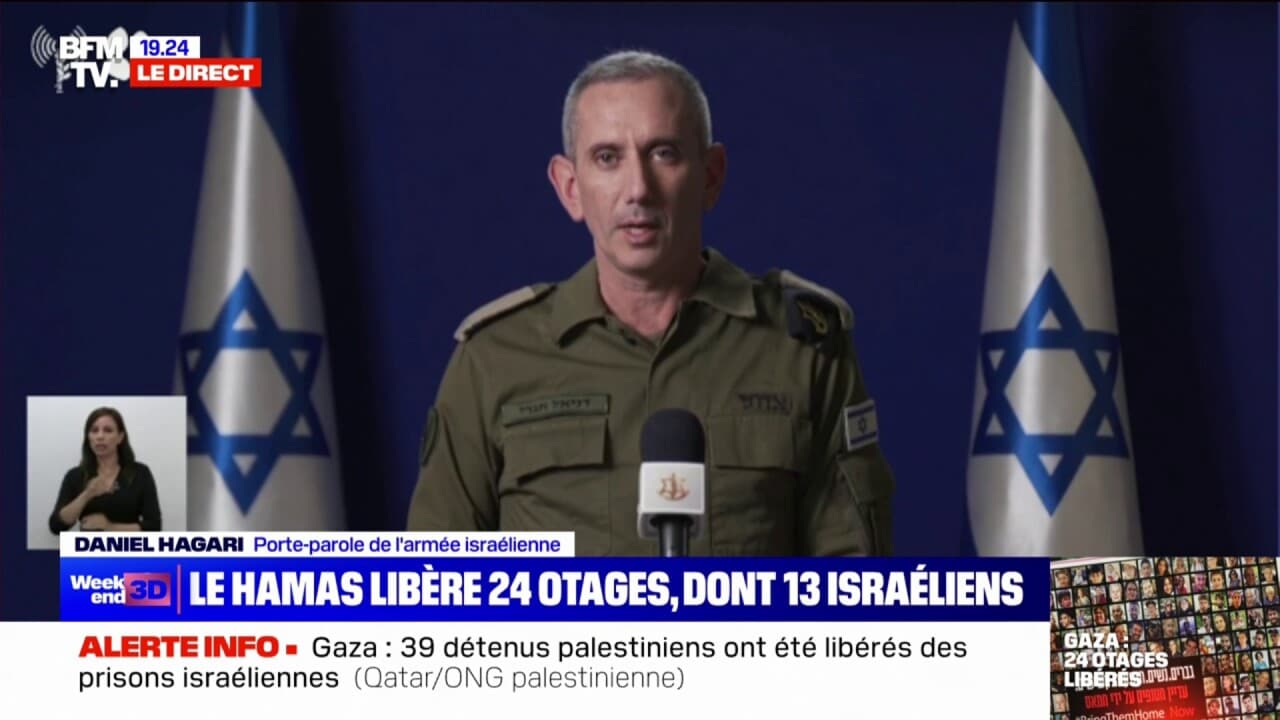 Daniel Hagari (porte-parole de l'armée israélienne): "Le retour des ...