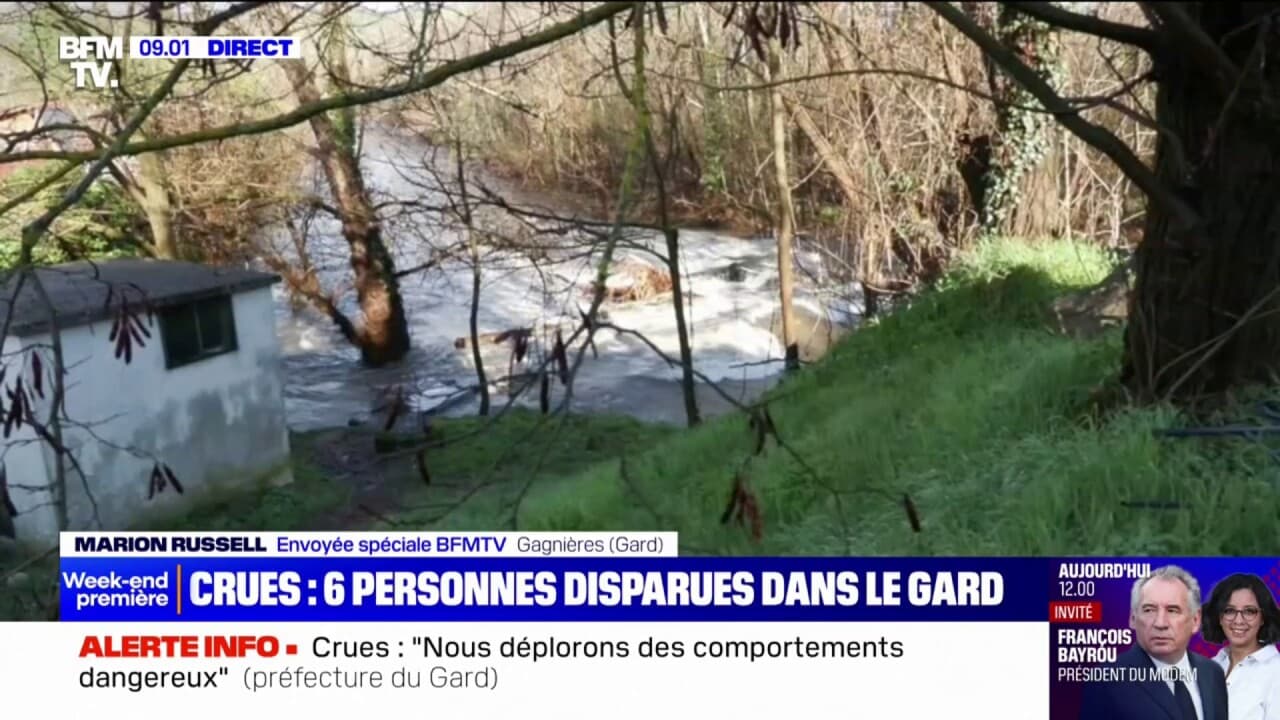Inondations: Six personnes sont portées disparues dans le Gard, dont ...