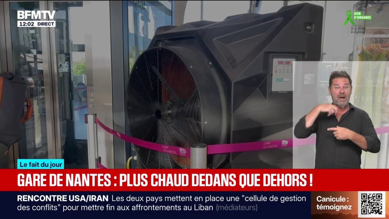 "Ça monte vite en température": la gare de Nantes se transforme en ...