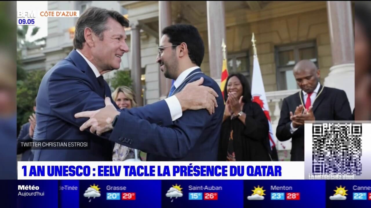 Nice: EELV tacle la présence du Qatar pour les 1 an de l'entrée à l'Unesco