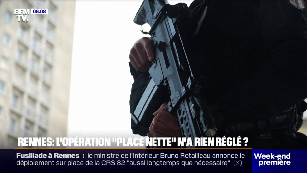 Rennes: la CRS 82, unité spécialisée dans les violences urbaines, venue en renfort