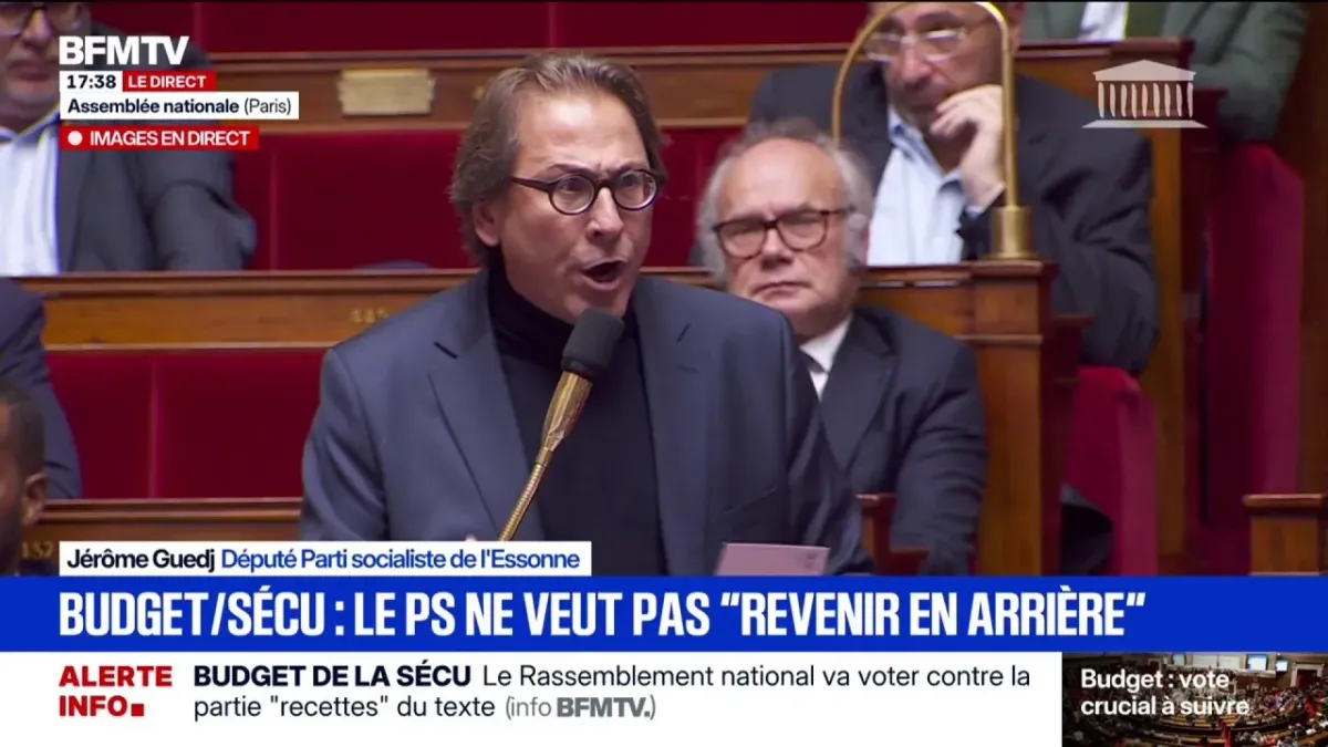 Budget de la Sécurité sociale: Jérôme Guedj, député PS de l'Essonne ...